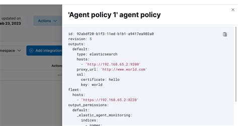Fleet Copy Certificate And Key From The Proxy Config To The Agent Policys `fleetssl` Block
