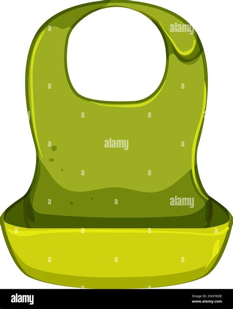 Newborn Bib Cartoon Vector Illustration Color Sign Stock Vector Image
