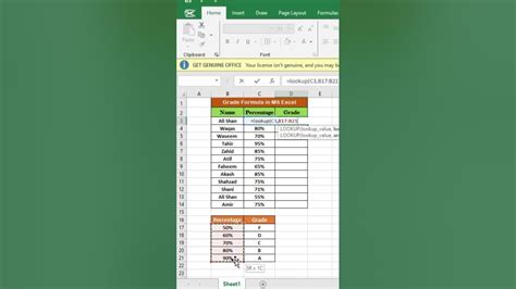 Grade Formula Trendingshorts Excel Dataextractor