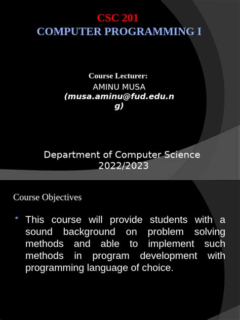 Intro To Computer Programming 1 Cpp Week1 Pdf Programming Computer Program