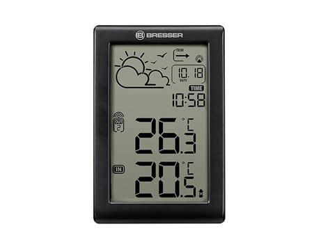 Bresser Wetterstation Funk Mit Außensensor Meteo Temp W Innen Und
