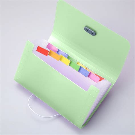 Large Capacity Accordion File Organizer Plastic Multi Layer Storage Folder 178x106x3cm