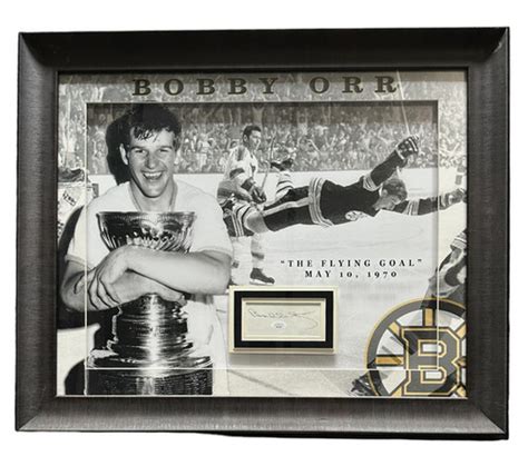 Bobby Orr The Flying Goal May 1970 Autographed Gallery At 759 Main