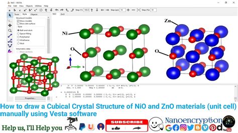 How To Draw Crystal Structure Using Vesta