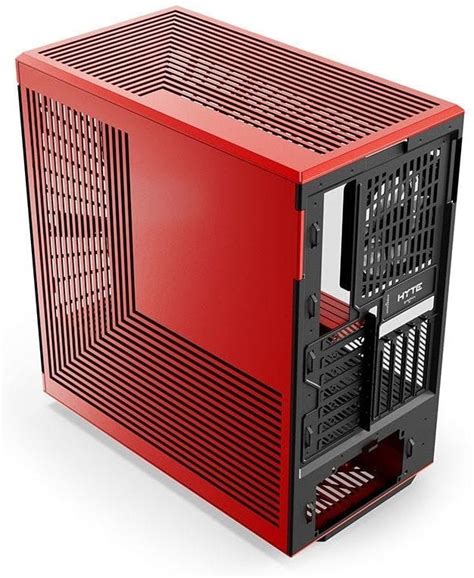 Hyte Y40 Red Atx Kotelo Ikkunalla Mustapunainen