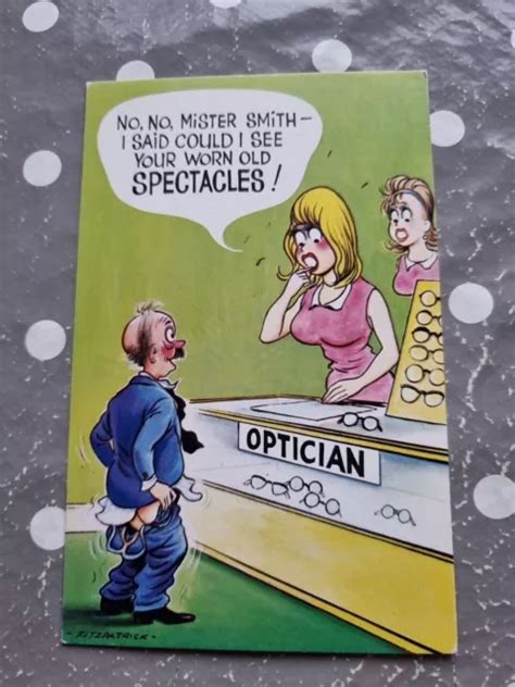 Vintage Saucy Seaside Comic Postcard Bamforth Black Triangle No 694 Fitzpatrick Eur 1 14