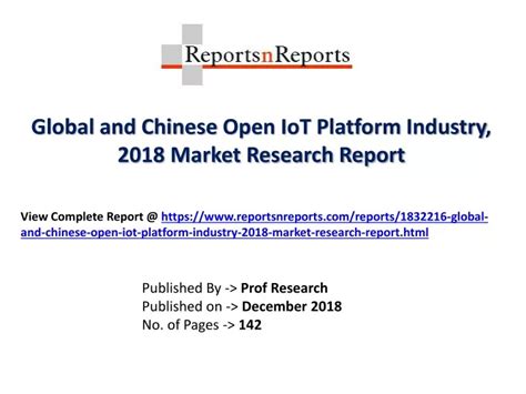 Ppt Global Open Iot Platform Industry With A Focus On The Chinese Market Powerpoint