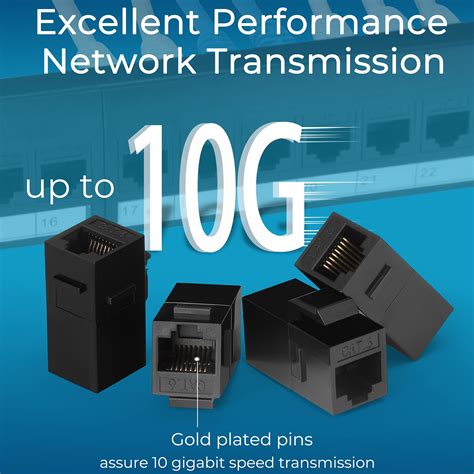 Patch Panel Port Cat With Inline Keystone G Support Rapink Pass Thru Coupler Patch Panel