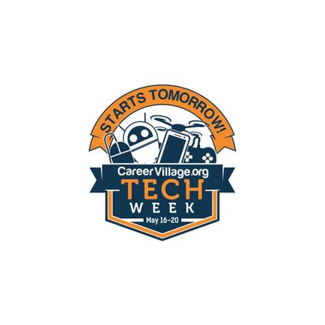 Create An Event Logo For CareerVillage Org S Tech Week Logo Design Contest