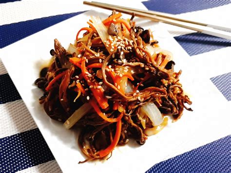 말린느타리버섯볶음