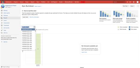 how to extend the width of epic dropdown list in agile report jira