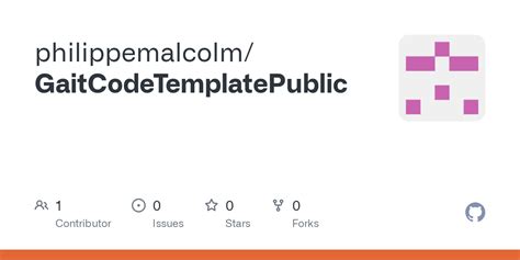 Github Philippemalcolmgaitcodetemplatepublic