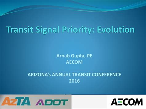 Transit Signal Priority Evolution Ppt Download