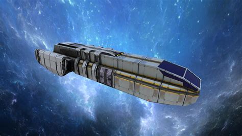 3d Model Sci Fi Space Freighter