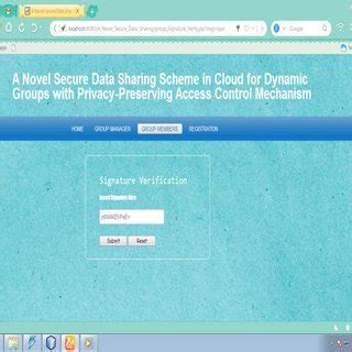 Signature Verification Is Performed Download Scientific Diagram