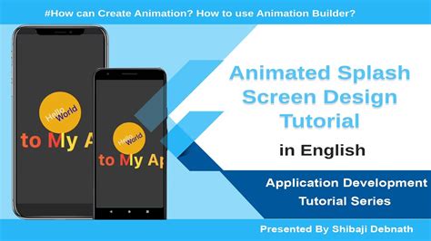 Custom Animated Splash Screen Design Flutter Ui Series Youtube