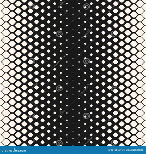 Vector Halftone Seamless Pattern Mesh Geometric Texture Stock Vector Illustration Of