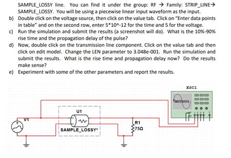 3 multisim transmission line simulation this