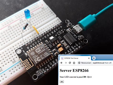 Server Web Simplu Pe Nodemcu Esp8266 · One Transistor Ro