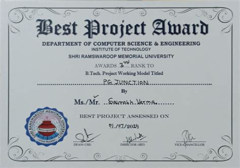 Saurabh Verma On Linkedin 🎓 Proud To Achieve 3rd Position In Btech