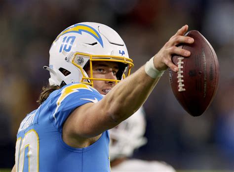 Chargers Star Qb Justin Herbert Is Tough Steady And Ready For His