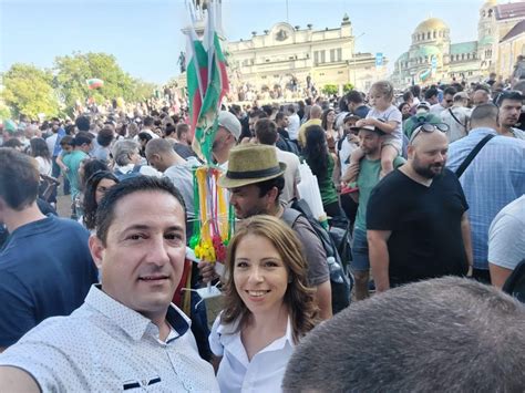 Кирил Стоев от протеста в София Промяната за по справедлив живот в