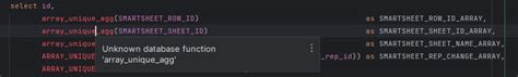 Some Standard Snowflake Functions Are Not Recognized In The Database Tool Ides Support