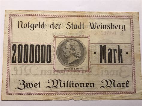 2 000 000 Mark Weinsberg Federal State Of Württemberg Numista