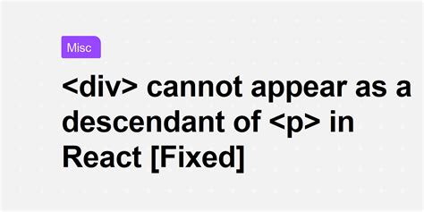 Fixed Cannot Appear As A Descendant Of In React By A S M