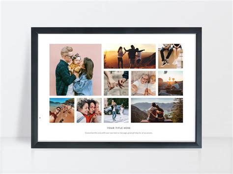 One Pinch Customised Photo Collage Frame For Birthday Anniversary