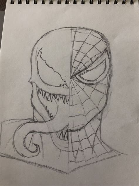 Pin By Cami Orzech On ռօռ Sketch Spiderman Art Sketch Easy Drawings