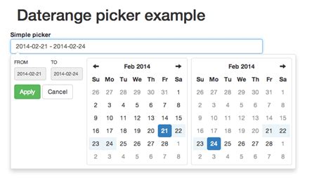 Angularjs Daterangepicker Fragariacz