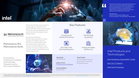 Empowering Enterprises To Figitaize And Automate Operations With A No Code Ai Platform Memorence Ai