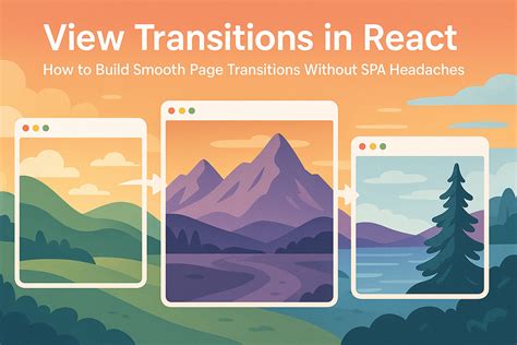 View Transitions In React How To Build Smooth Page Transitions Without