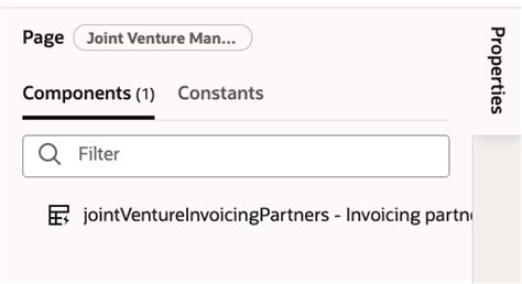 Extend Oracle Joint Venture Management Pages That Use Dynamic Tables