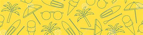 Sommerbanner Mit Urlaubsbildern Sonnenbrille Aus Palmen Sup Pappe Und