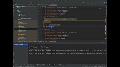 deploy your quarkus app to a kubernetes cluster in intellij kubernetes