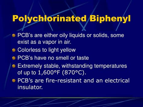 Ppt Polychlorinated Biphenyl Powerpoint Presentation Free Download Id 3102811