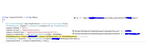 C Zendesk Rest Api Url For Articles Returning Data In Browser But