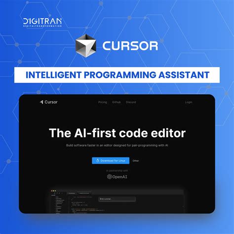 Digitran 🔥 Cursor Ai Your Intelligent Programming Assistant Cursor Is An Open Source Code