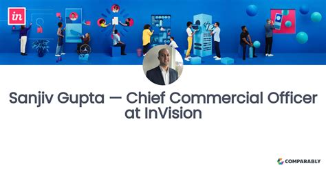 Sanjiv Gupta — Chief Commercial Officer At Invision Comparably