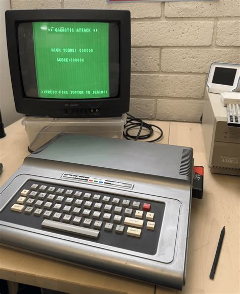 My Beautiful Silver Trs 80 Color Computer Complete With Its Legendarily Awful Chiclet