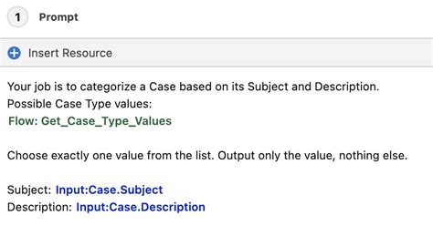 Using Flow And Prompt Template To Classify Cases Salesforce Time