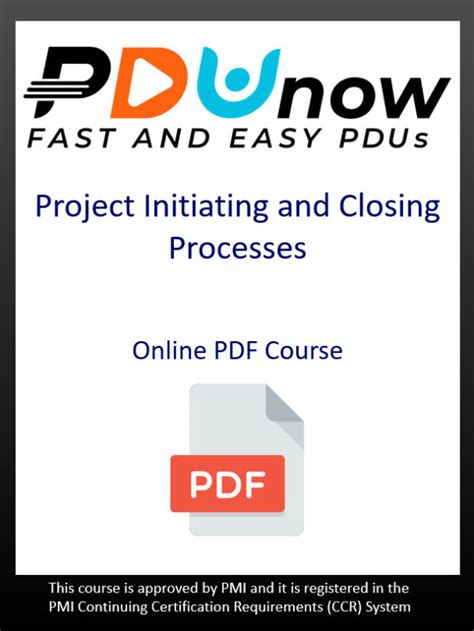 Project Initiating And Closing Processes Pdunow