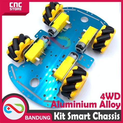 Jual Kit Smart Chassis Alumunium Alloy Chasis 4wd Rc Mobil Arduino Tkd Shopee Indonesia