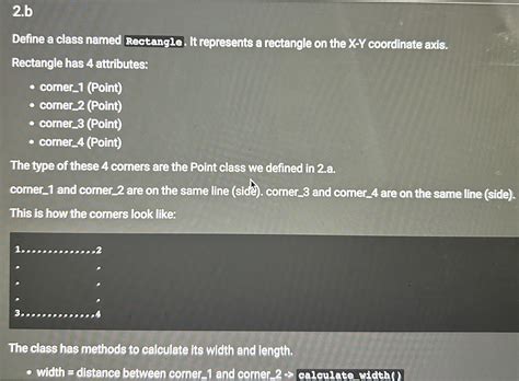 Solved Define A Class Named Rectangle It Represents A Chegg