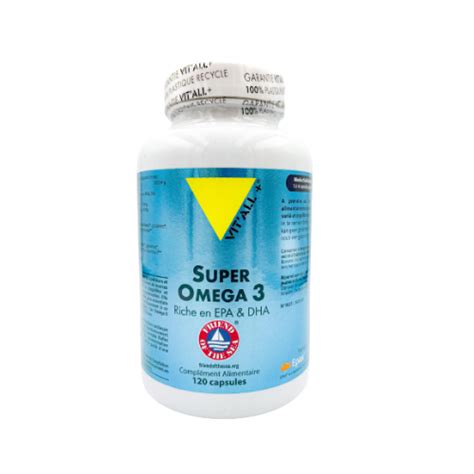 Vitall Super Omega 3 1000mg Rich In Epa And Dha 120 Capsules