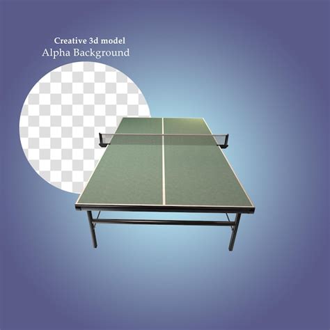 Premium Psd Ping Pong Table 3d Model