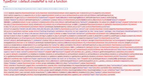 react simple side nav typeerror i default createref is not a function error · issue 1 · eppro