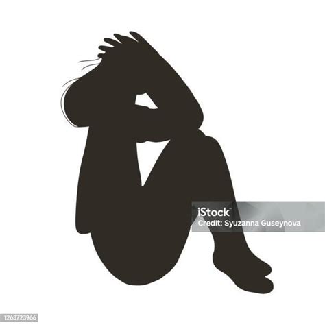 정신 장애 나쁜 기분을 가진 벡터 사람 강박장애에 대한 스톡 벡터 아트 및 기타 이미지 강박장애 건강관리와 의술 고독 개념 Istock